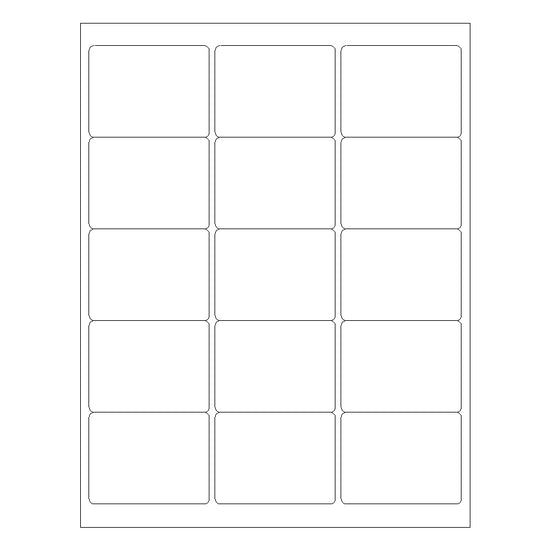2 5/8" x 2" Laser & Inkjet Labels | R009 – Laser Label Templates