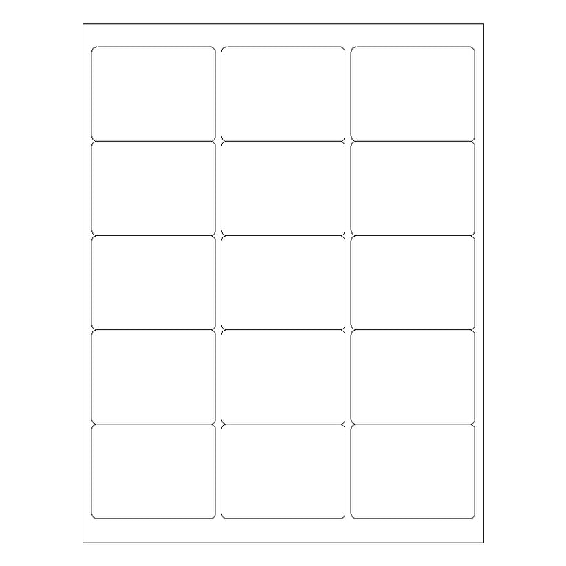 2 5/8" x 2" Laser & Inkjet Labels | R009 – Laser Label Templates