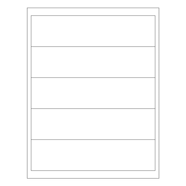 8" x 2" Laser & Inkjet Labels | R024 – Laser Label Templates