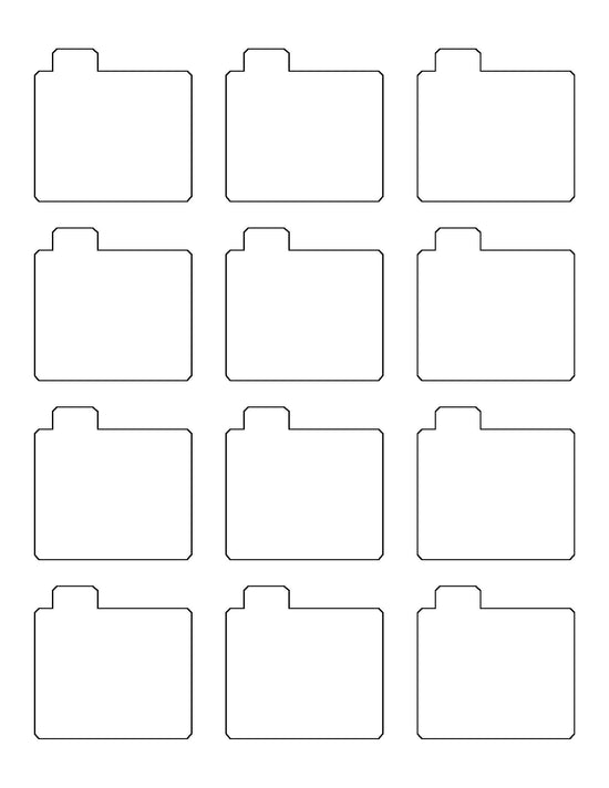2 3/16" x 2 1/8" Laser & Inkjet Labels - R042A – Laser Label Templates